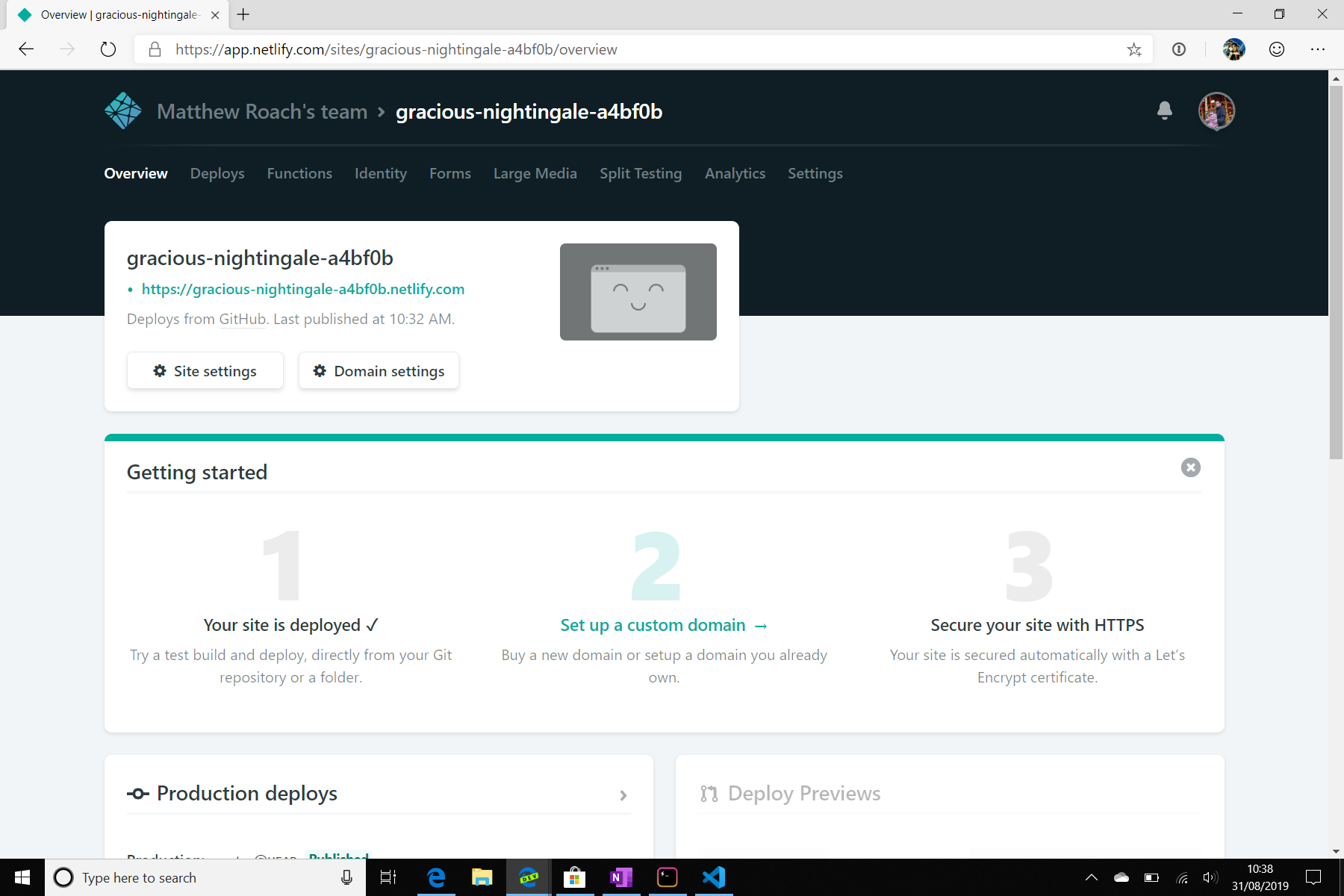 HTML, CSS and netlify - Matthew Roach
